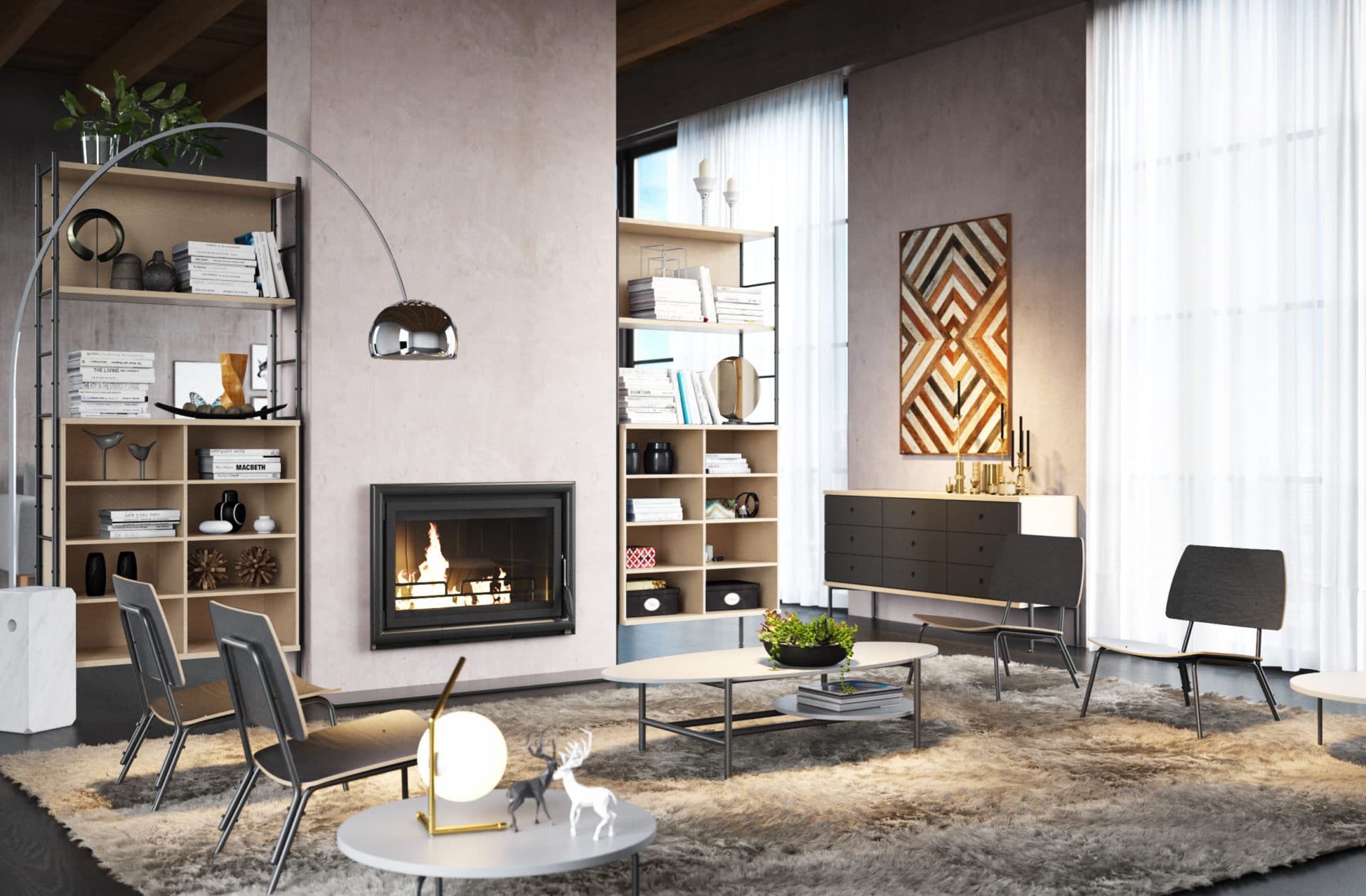 Digital Photography CGI Living Room Rug